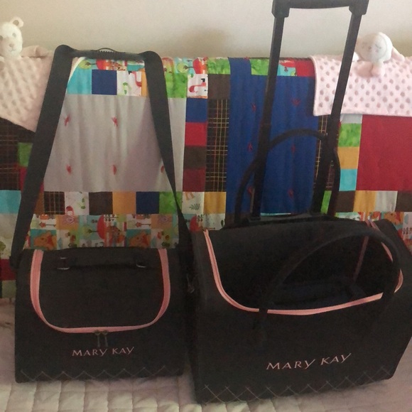 Bags | Mary Kay Luggage And Carry On With Mary Kay Logo On Both | Poshmark